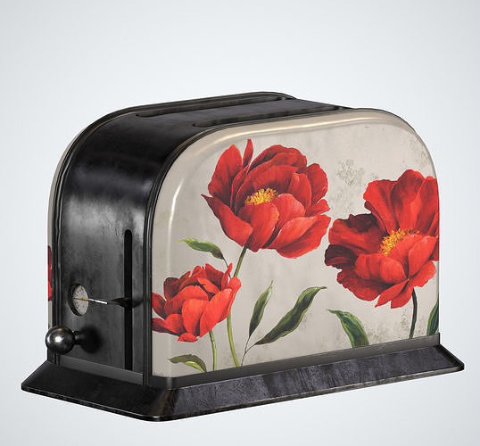 3D model Vintage Toaster VR / AR / low-poly | CGTrader
