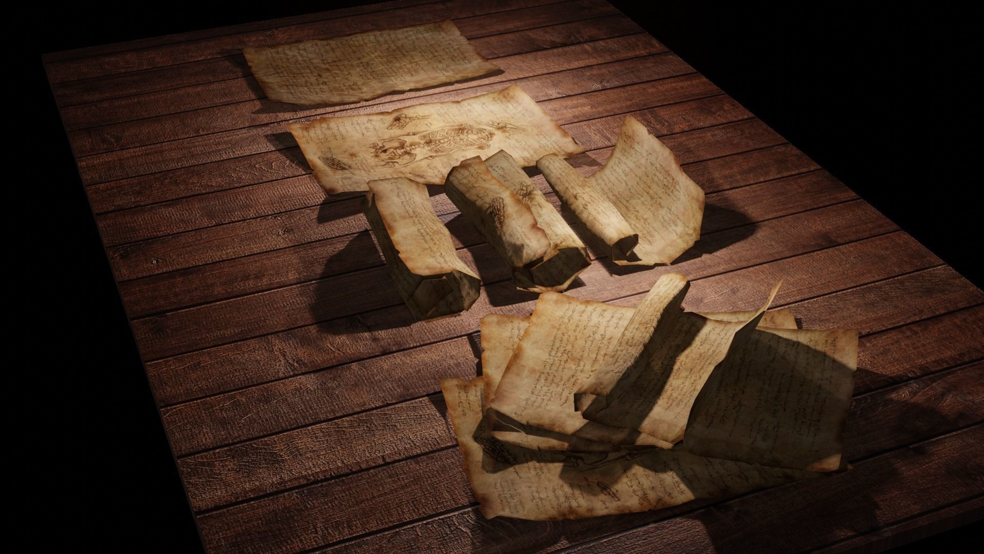 3D model Stylize Paper Debris Low-poly VR / AR / low-poly | CGTrader