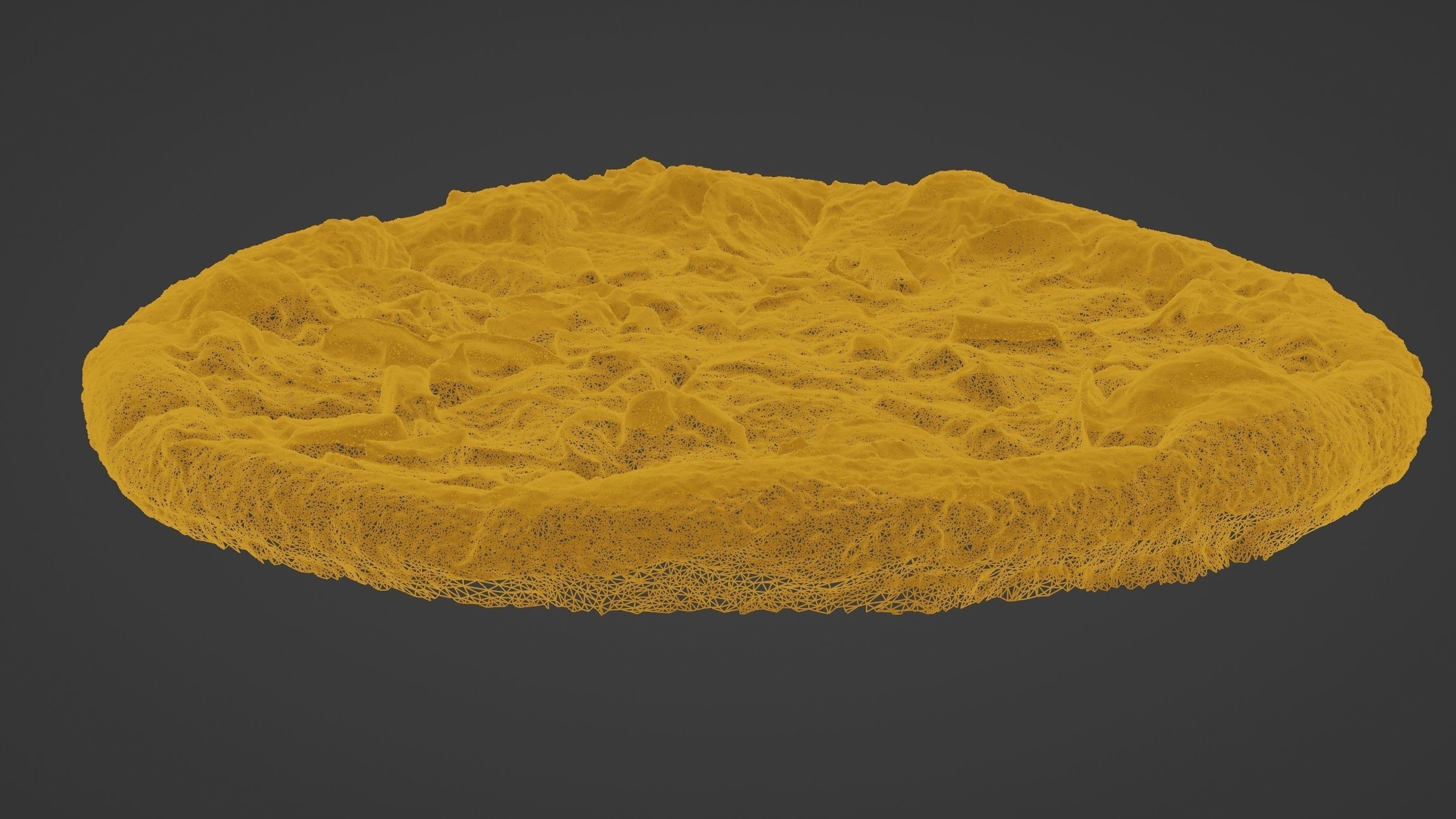 3D model Low Poly Scanned Pizza 01 VR / AR / low-poly | CGTrader