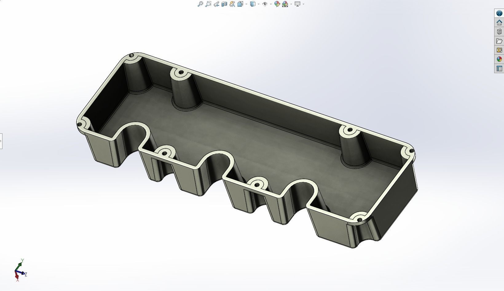 Car Engine V6 animated - solidworks 3D model animated rigged | CGTrader