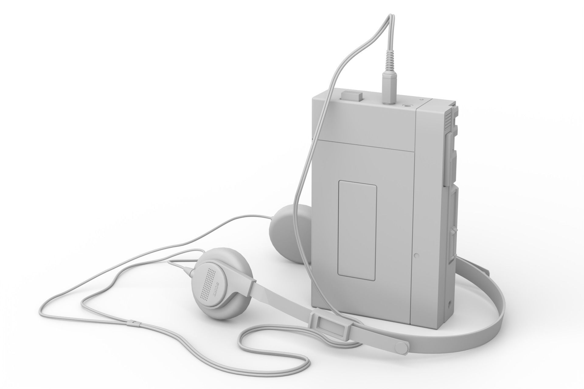Vintage SONY Walkman 3D model | CGTrader