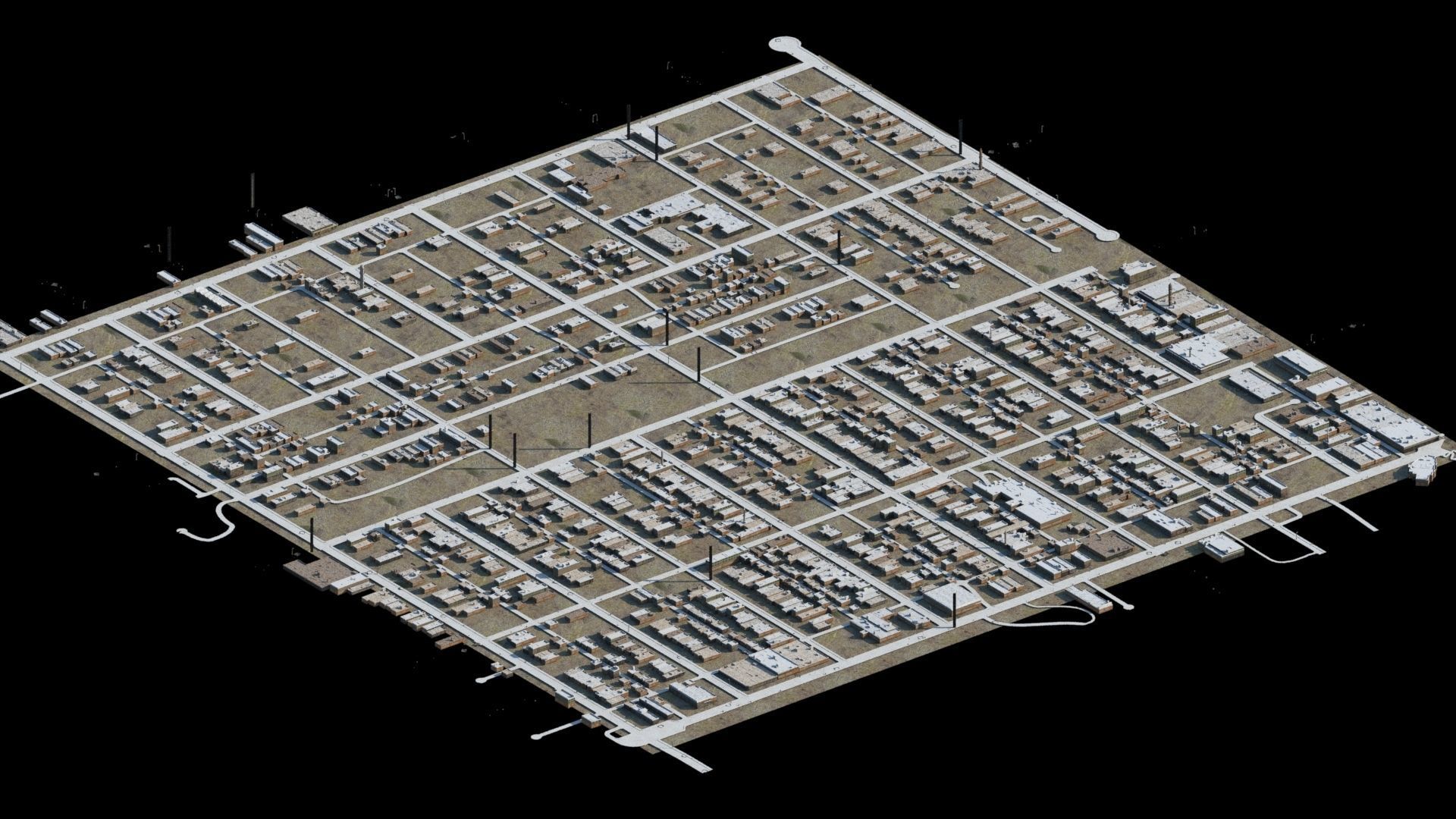3D model City Cityscape Middle Eastern Desert Arabian Building 02 VR ...