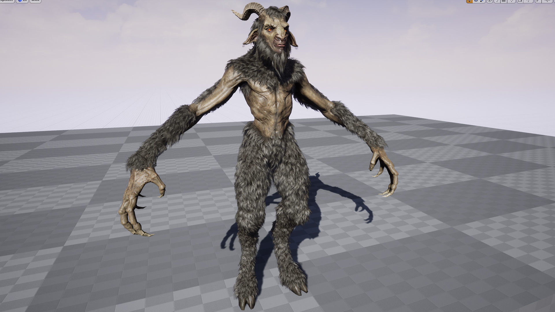 3D model Satyr VR / AR / low-poly | CGTrader