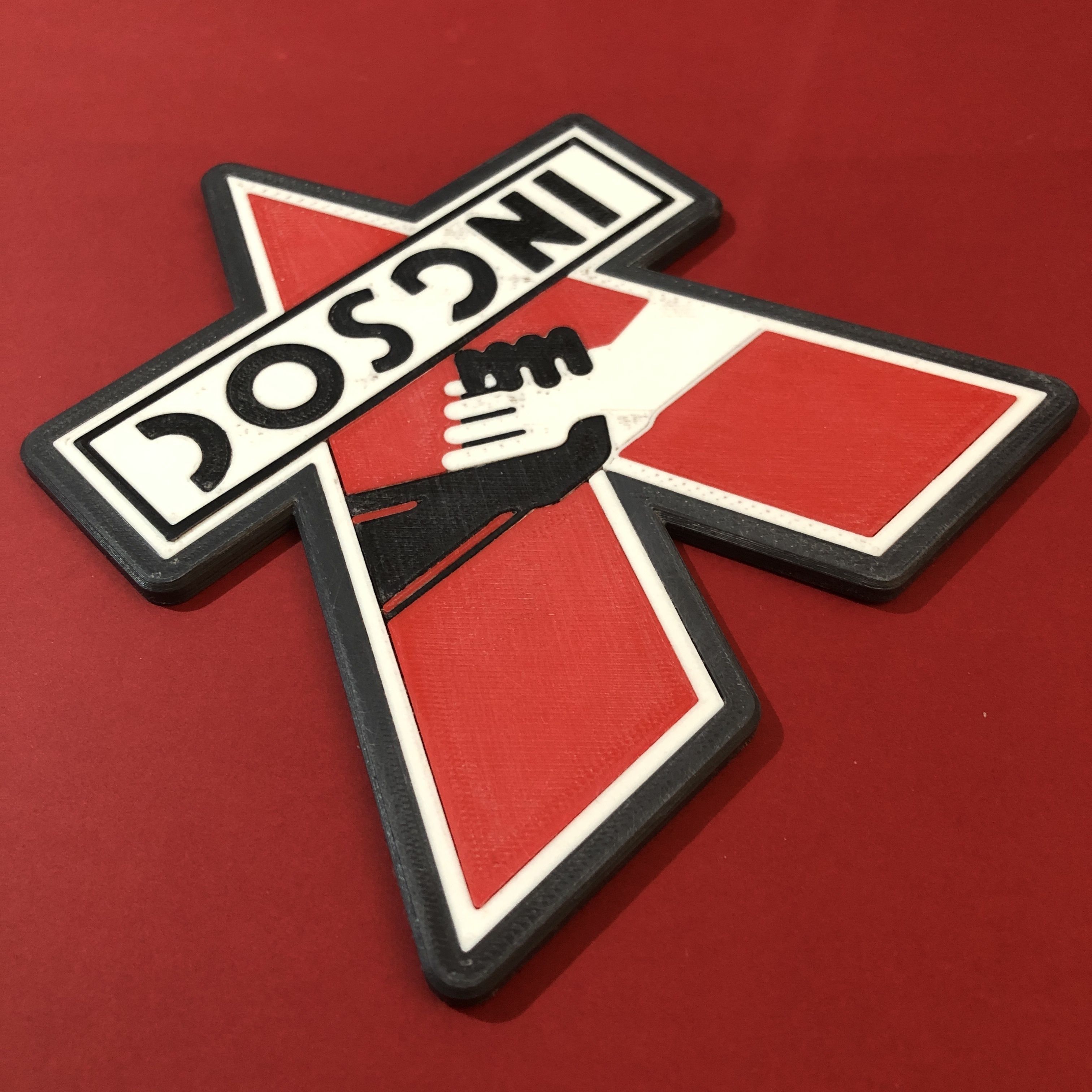 1984 INGSOC Emblem Coaster 3D model 3D printable | CGTrader
