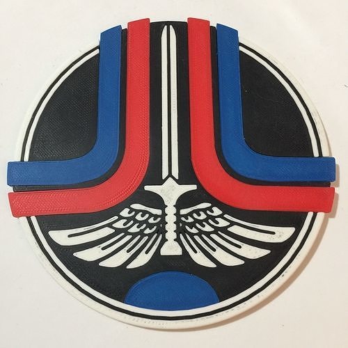 Starfighter Command Emblem Coaster 3D model 3D printable | CGTrader