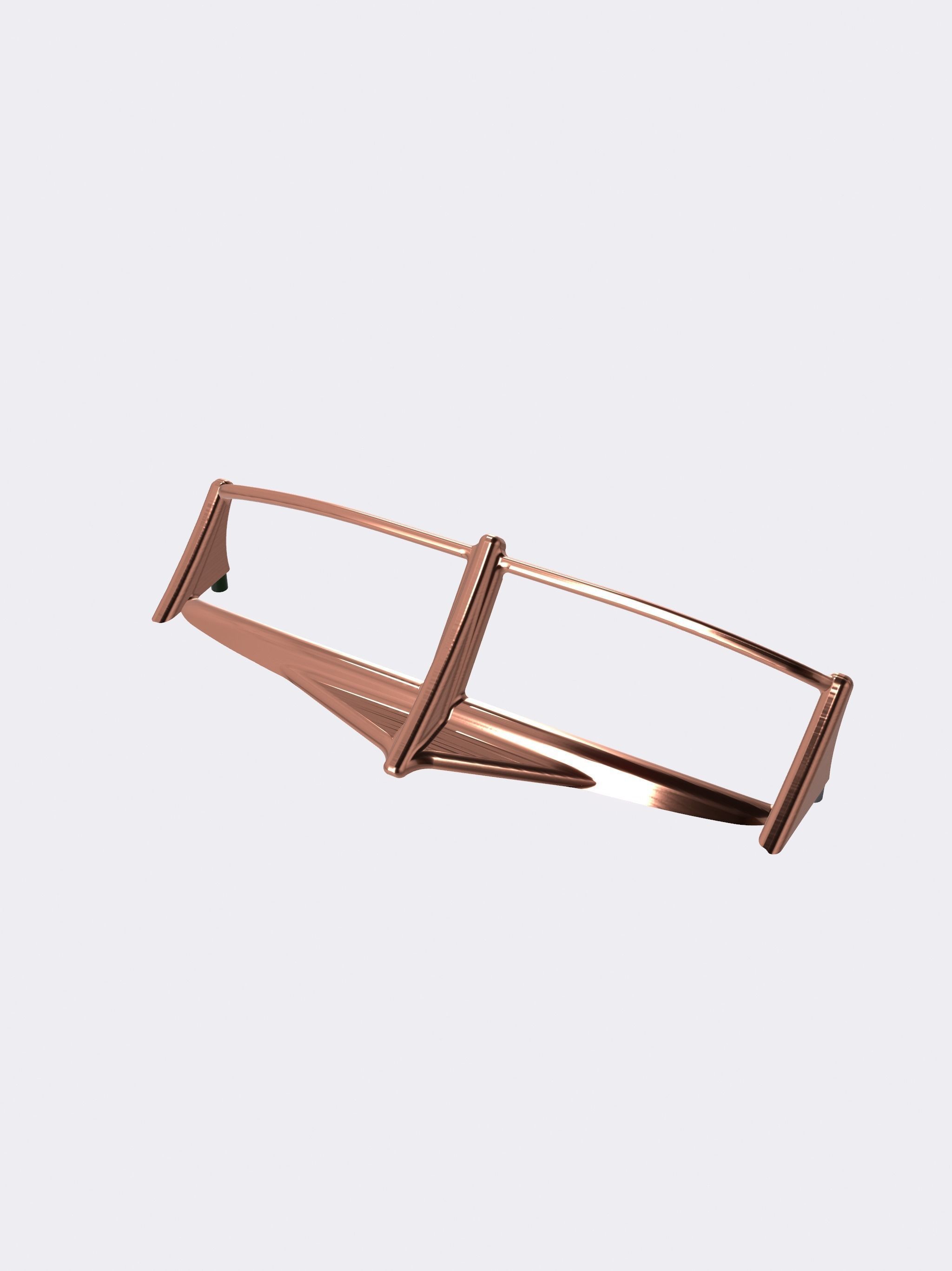 HOT ROD Sleek Duvall windscreen frame 3D model 3D printable | CGTrader