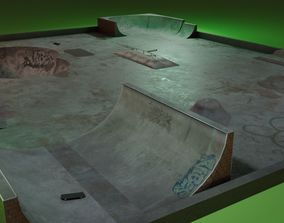 Animated Skatepark 3D Models | CGTrader