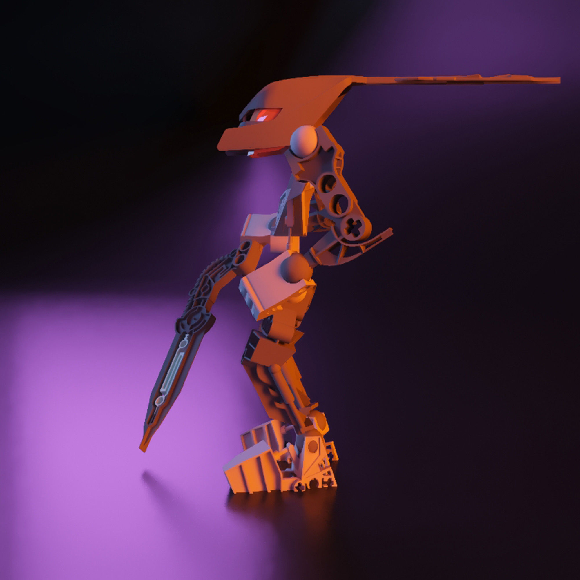 Lego Bionicle Atakus stl 3D model 3D printable | CGTrader