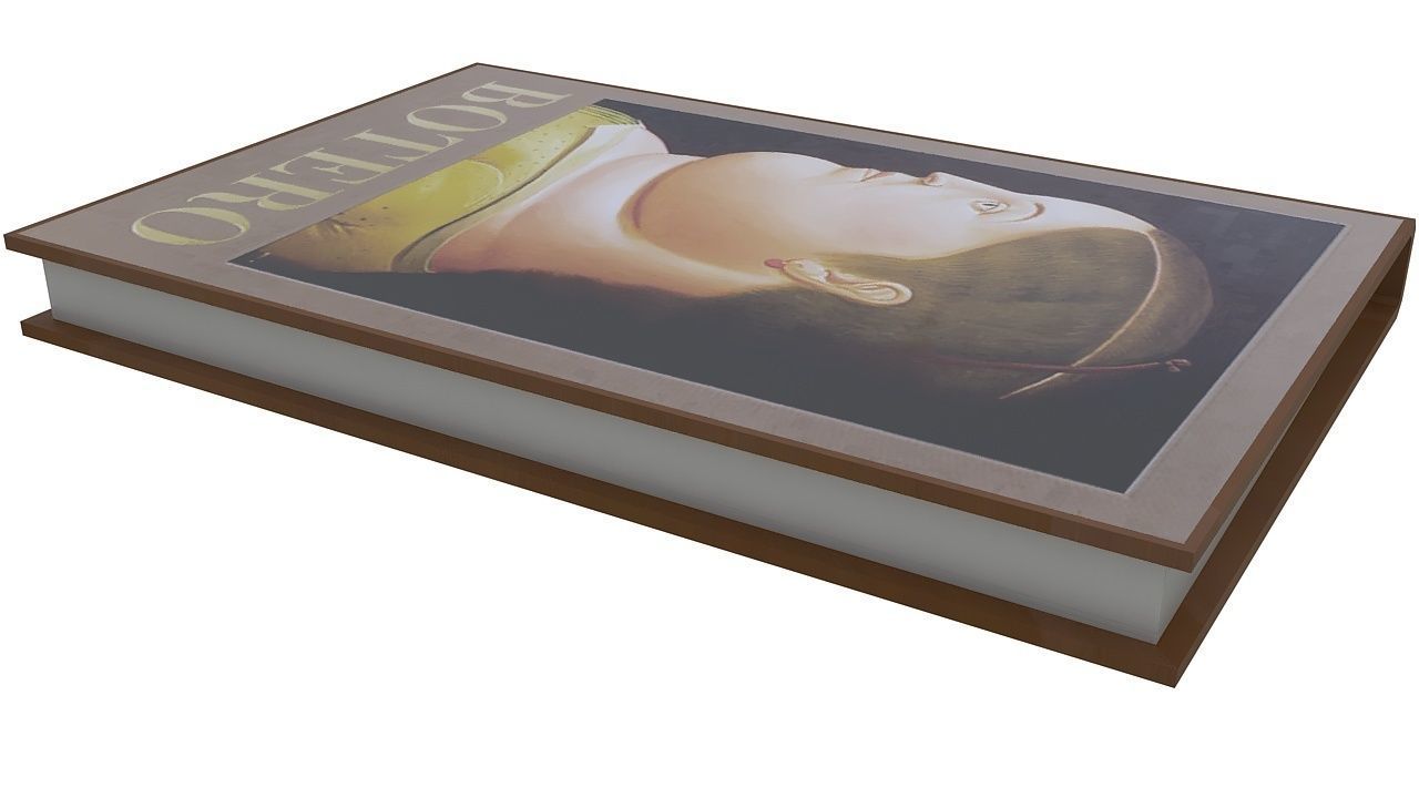 Art book 3D model | CGTrader