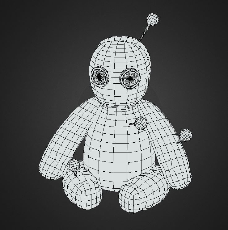 3D model Voodoo Doll VR / AR / low-poly | CGTrader