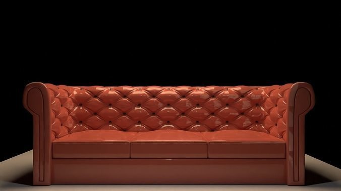 Sofa High and low Res 3D model | CGTrader