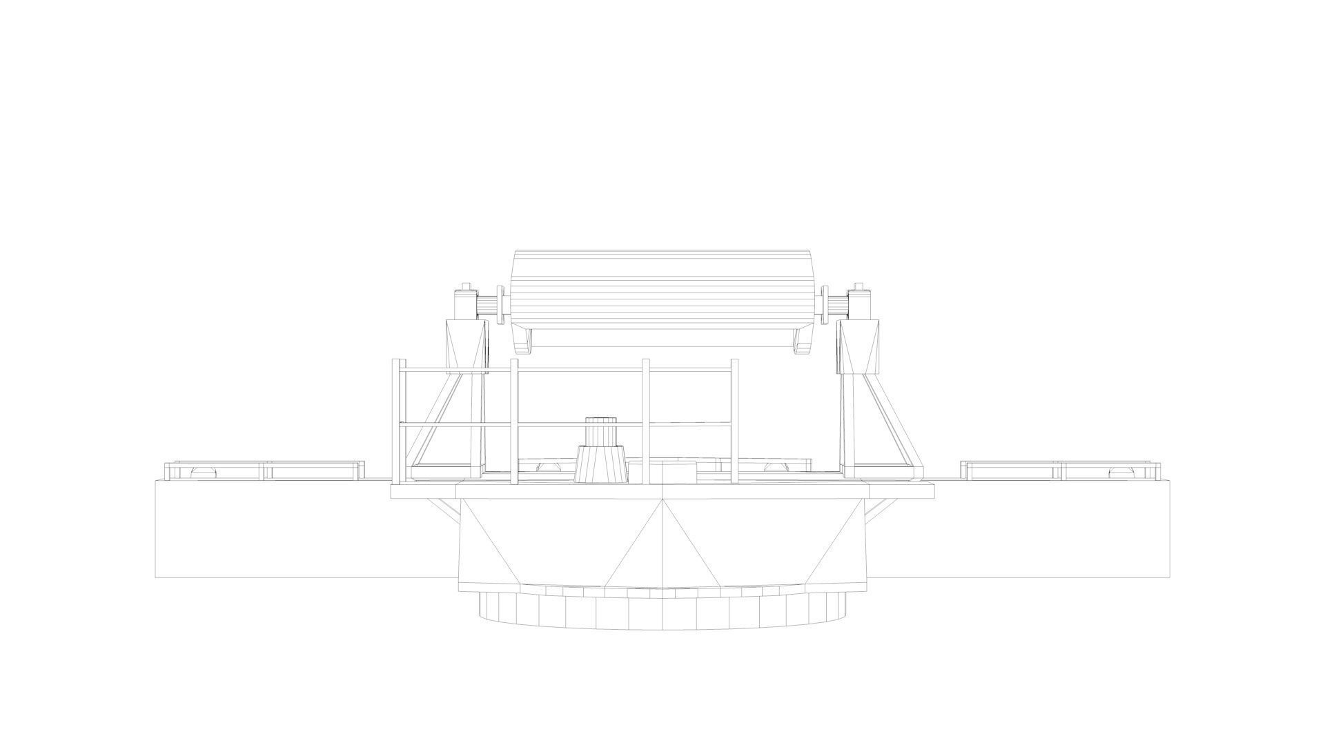 Mk 38 Naval Director Mk 48 Rangefinder System Mk38 Mk48 3D model | CGTrader