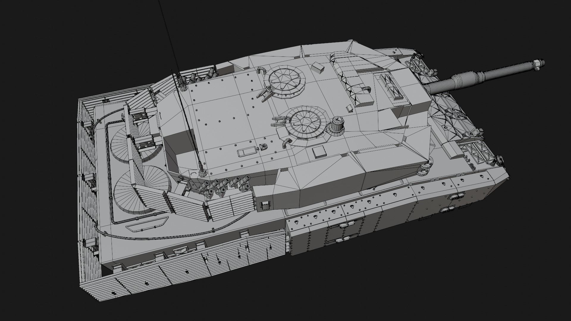 3D model Leopard 2a4-t1 VR / AR / low-poly | CGTrader