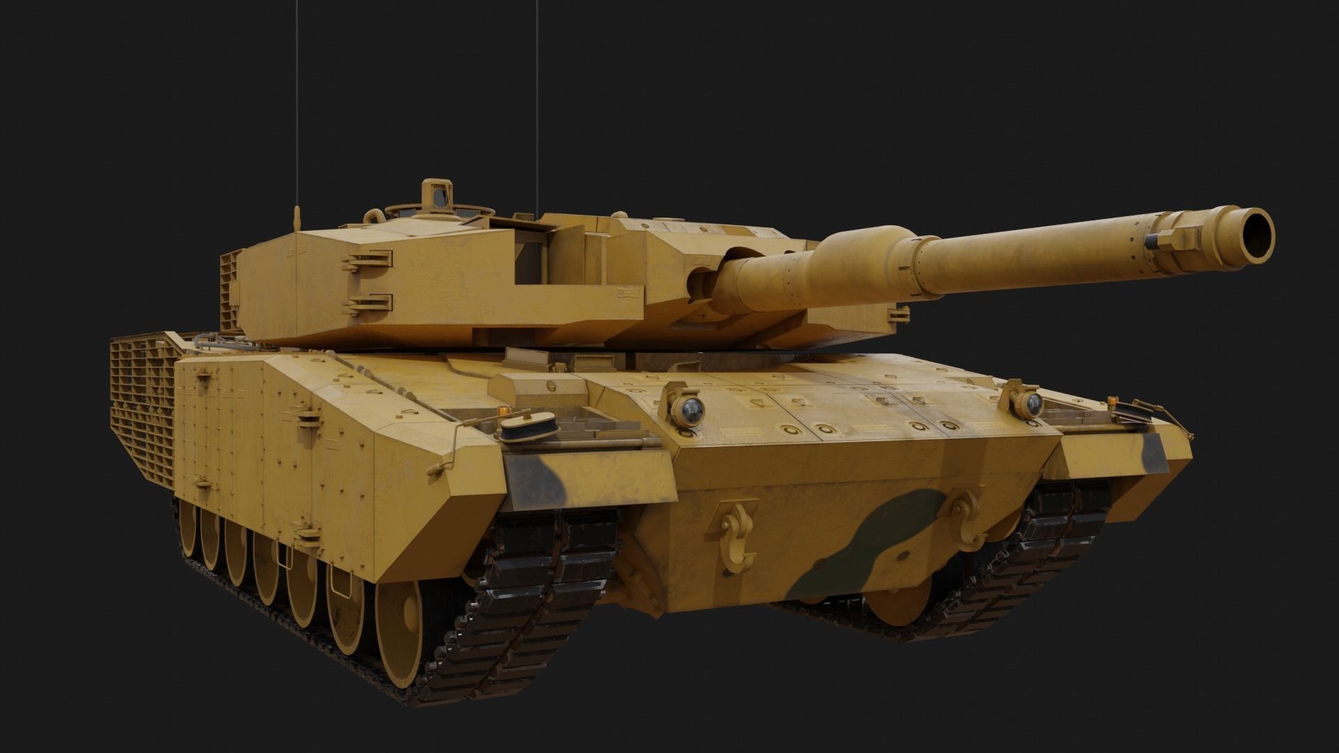 3D model Leopard 2a4-t1 VR / AR / low-poly | CGTrader