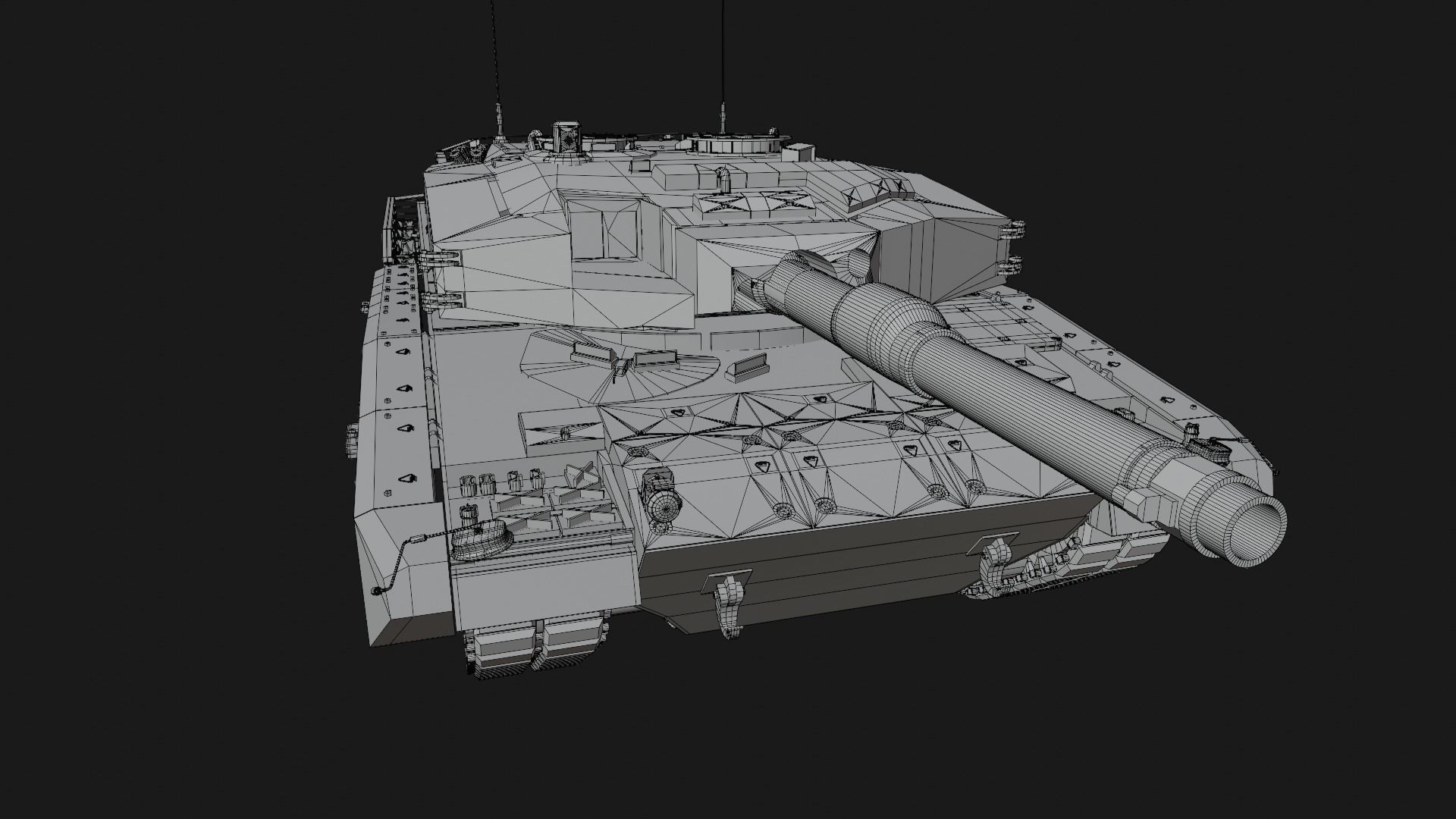 3D model Leopard 2a4-t1 VR / AR / low-poly | CGTrader
