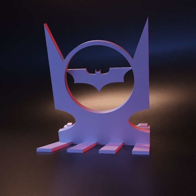 Batman stand stl 3D model 3D printable | CGTrader