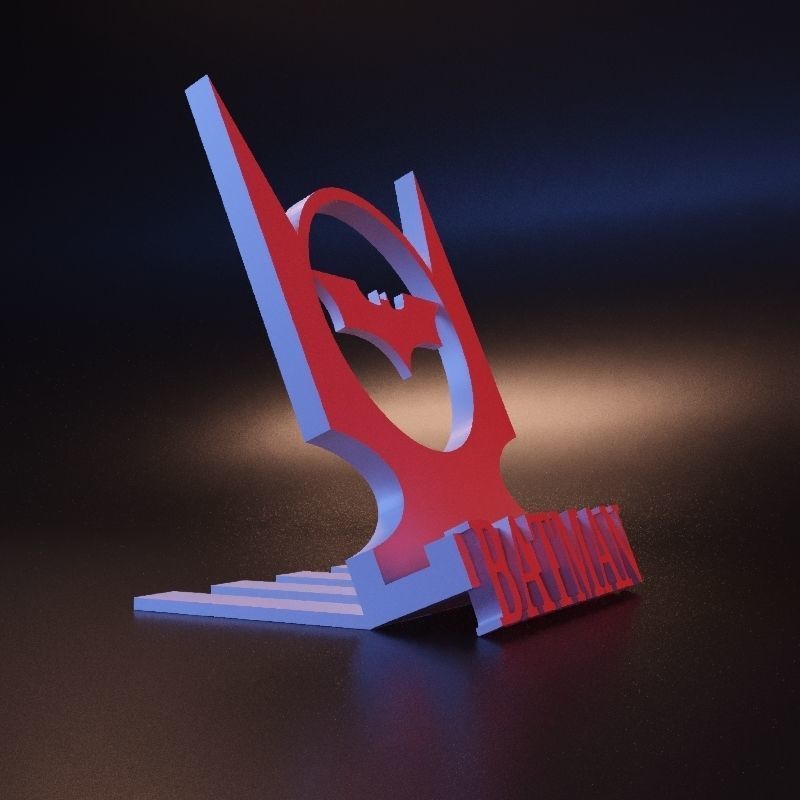 Batman stand stl 3D model 3D printable | CGTrader