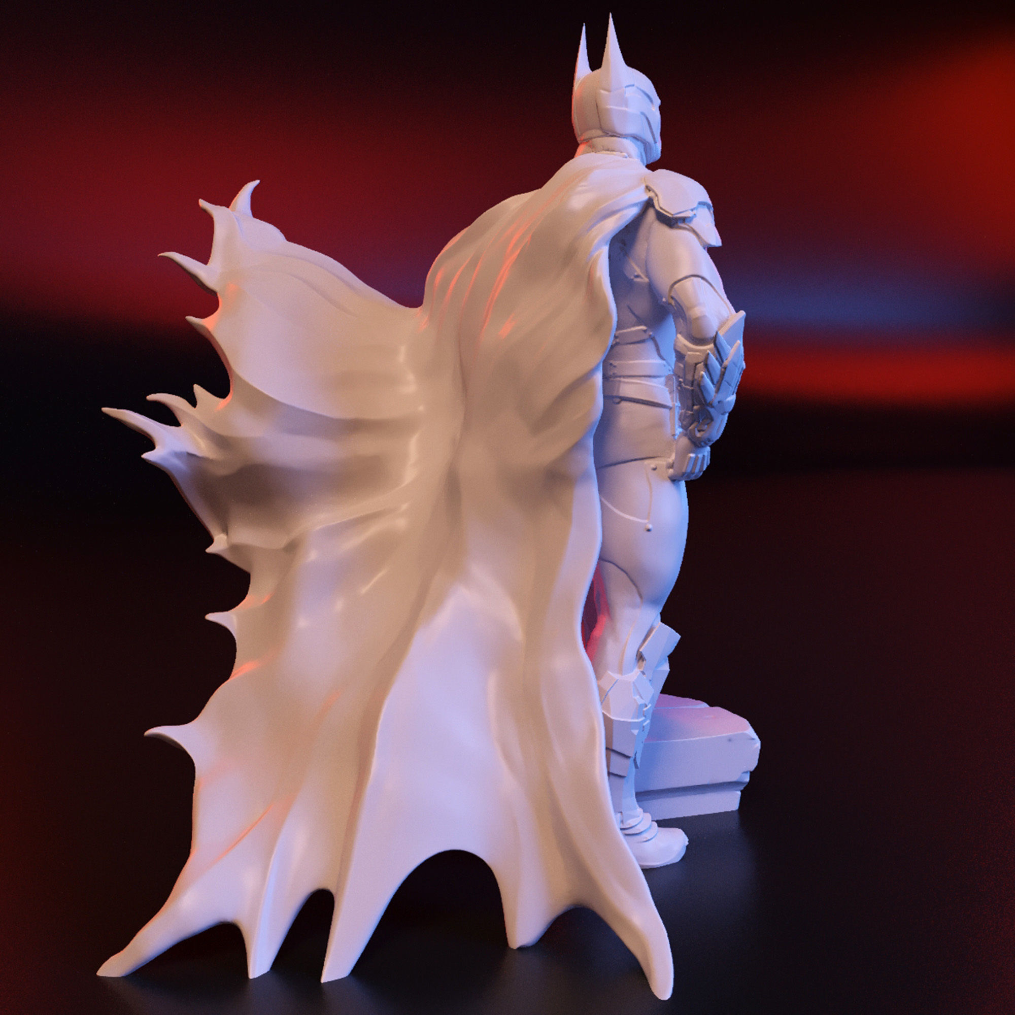 Batman stl statue 3D model 3D printable | CGTrader