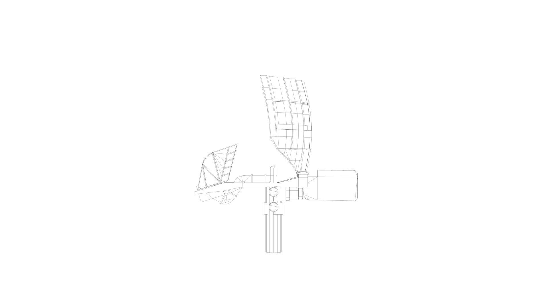 AN SPS-6 Radar Dish - World War 2 Battleship Missouri 3D model | CGTrader