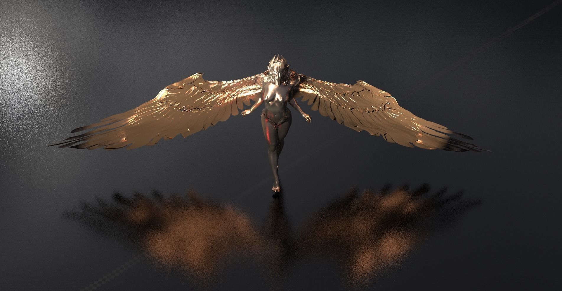 Arch Valkyrie statue 5 3D model | CGTrader