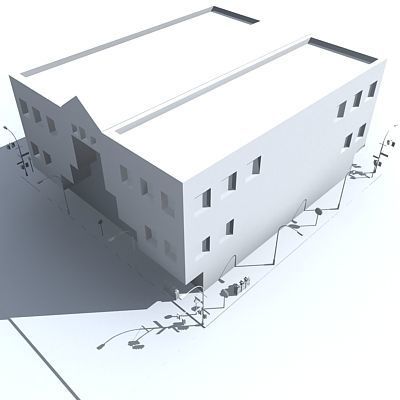 3D model Low Poly Block 04 VR / AR / low-poly | CGTrader