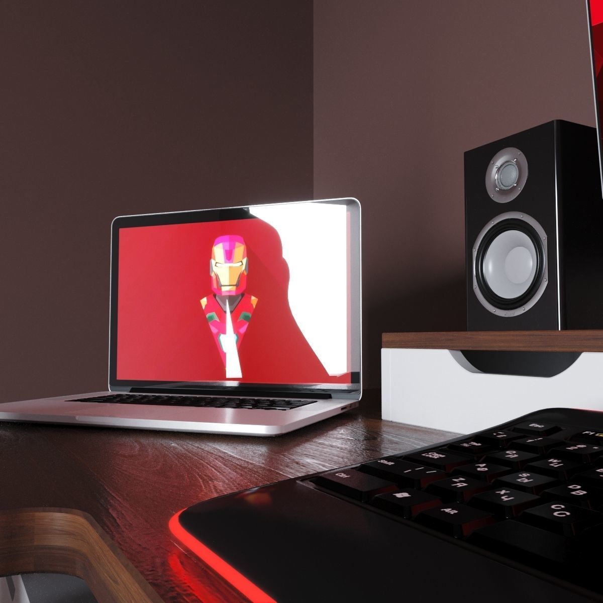 Gaming set free 3D model | CGTrader