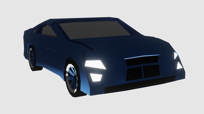 3D model Poly - Build Car VR / AR / low-poly | CGTrader