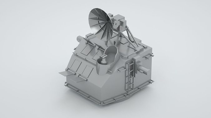Naval Mk37 Fire Control Director System Mk9 Mod1 Mk25 Antenna 3D model ...