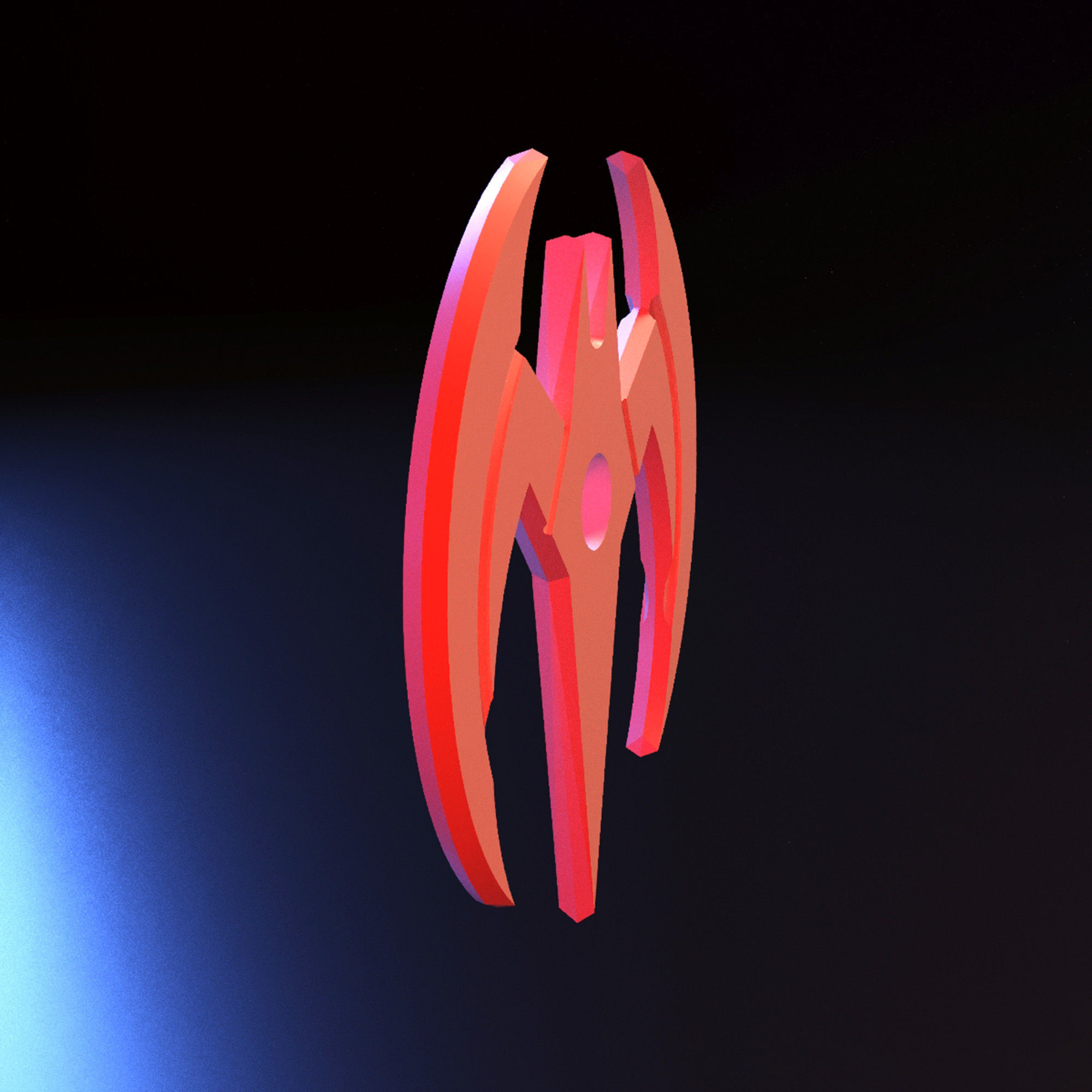 Batman Beyond Batarang stl 3D model 3D printable | CGTrader