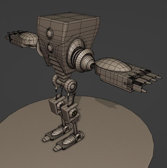 Stylized Robot Character 3D model | CGTrader