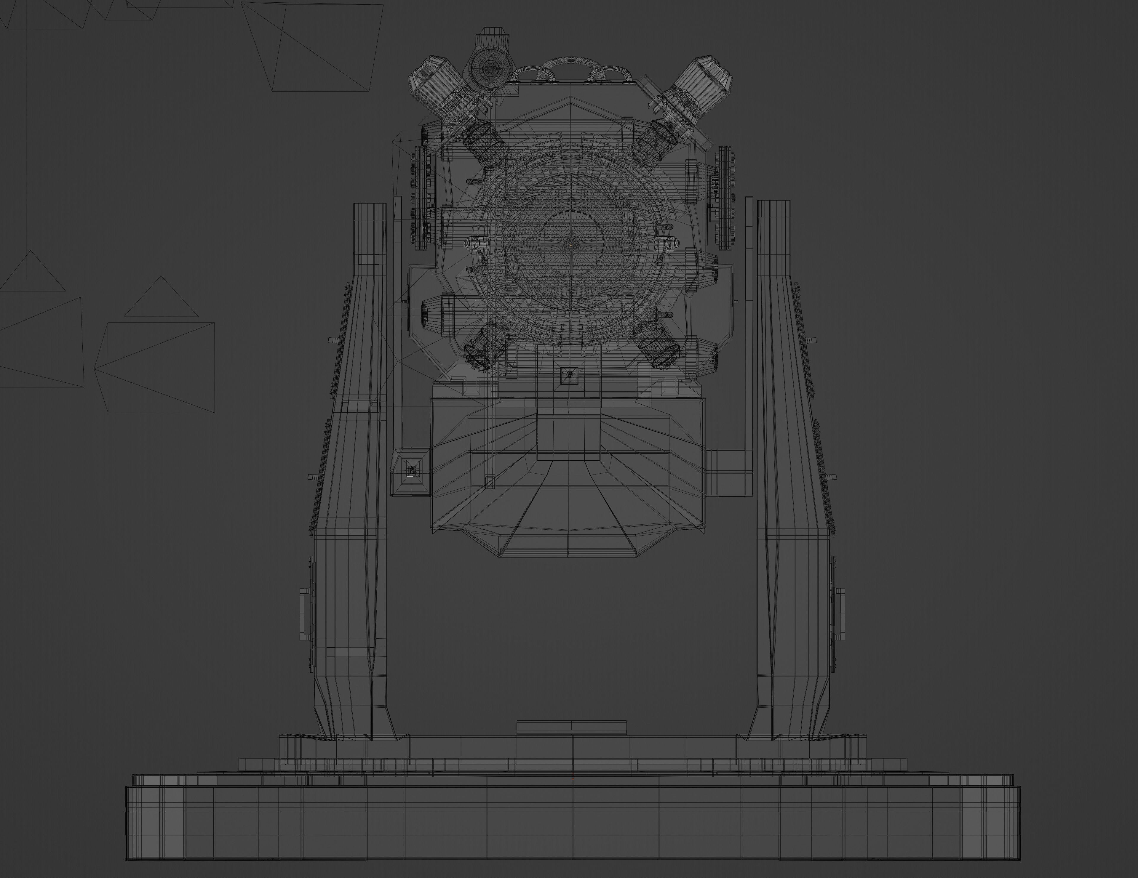 3D model Lunar base defence plasma turret 1 VR / AR / low-poly | CGTrader
