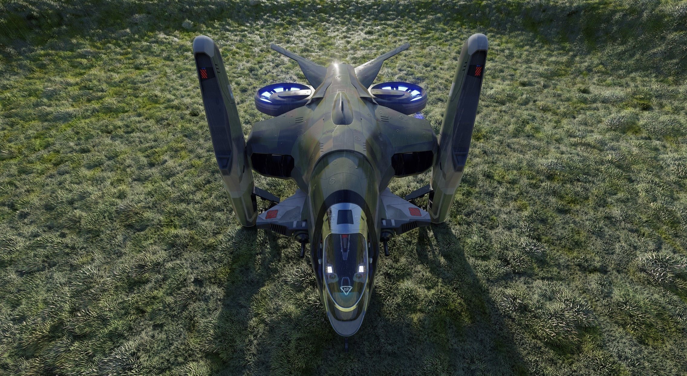 Sci-Fi Light Gunship G9 3D model | CGTrader