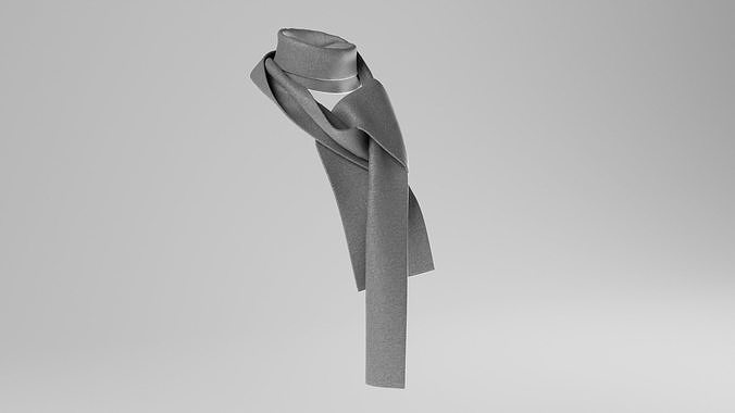 Women Scarf free 3D model | CGTrader
