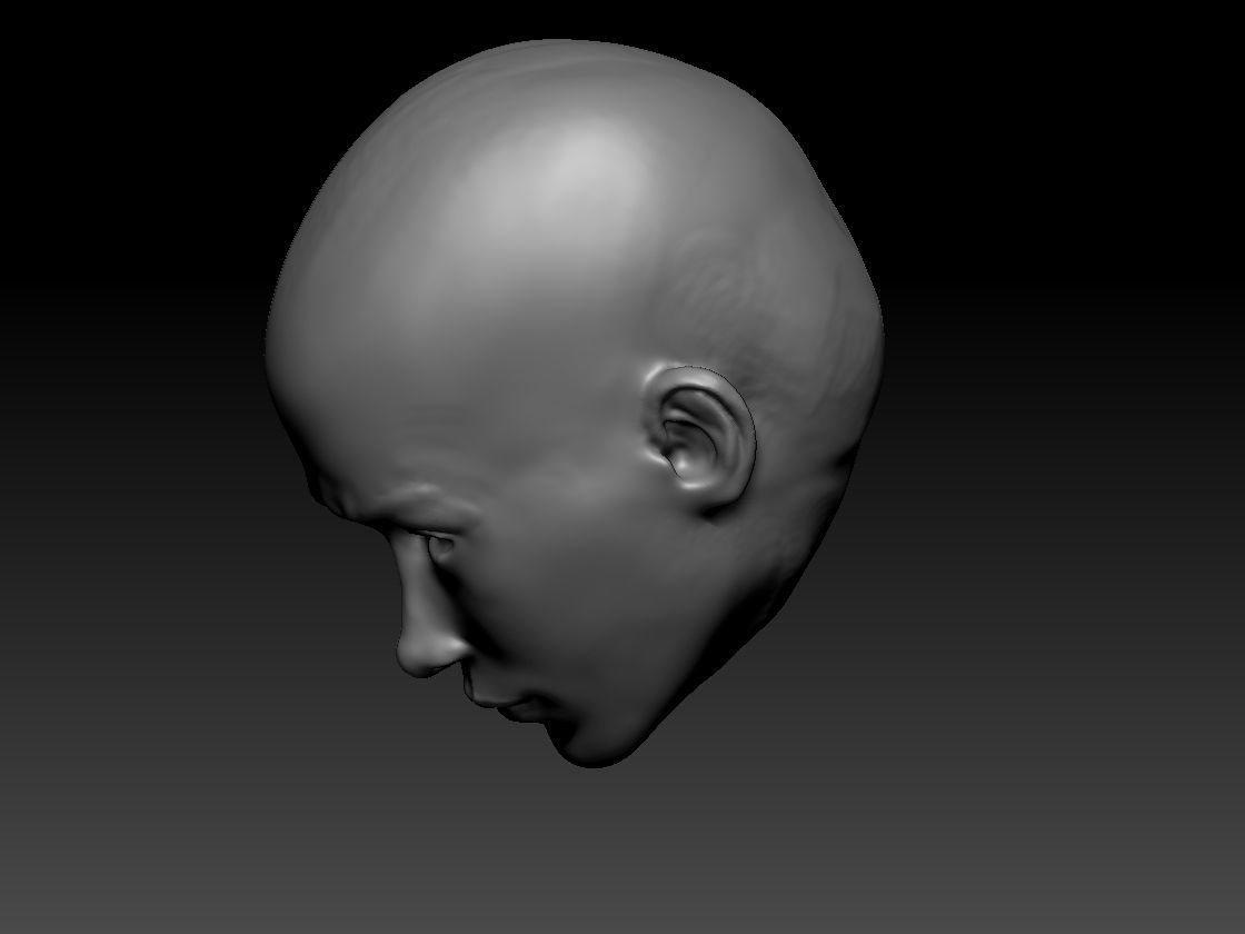 Boy High poly head sculpt 3D model | CGTrader