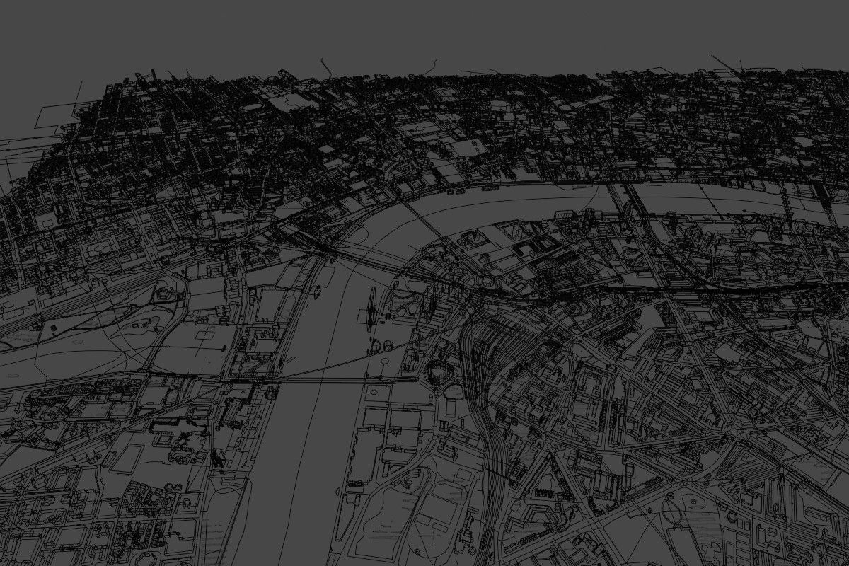 Mass buildings - London map 3D model | CGTrader