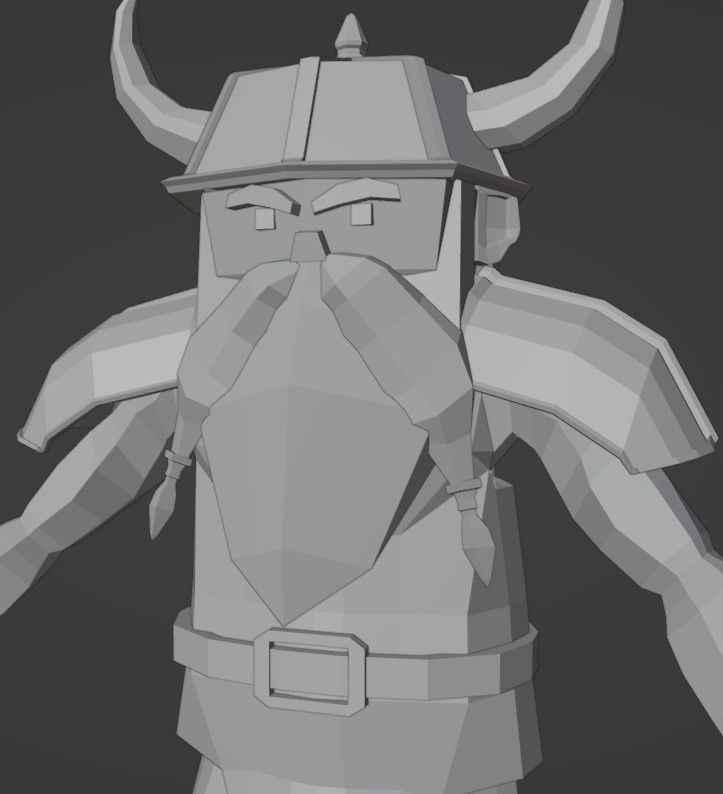 3D model 3D Dwarf Blender VR / AR / low-poly | CGTrader