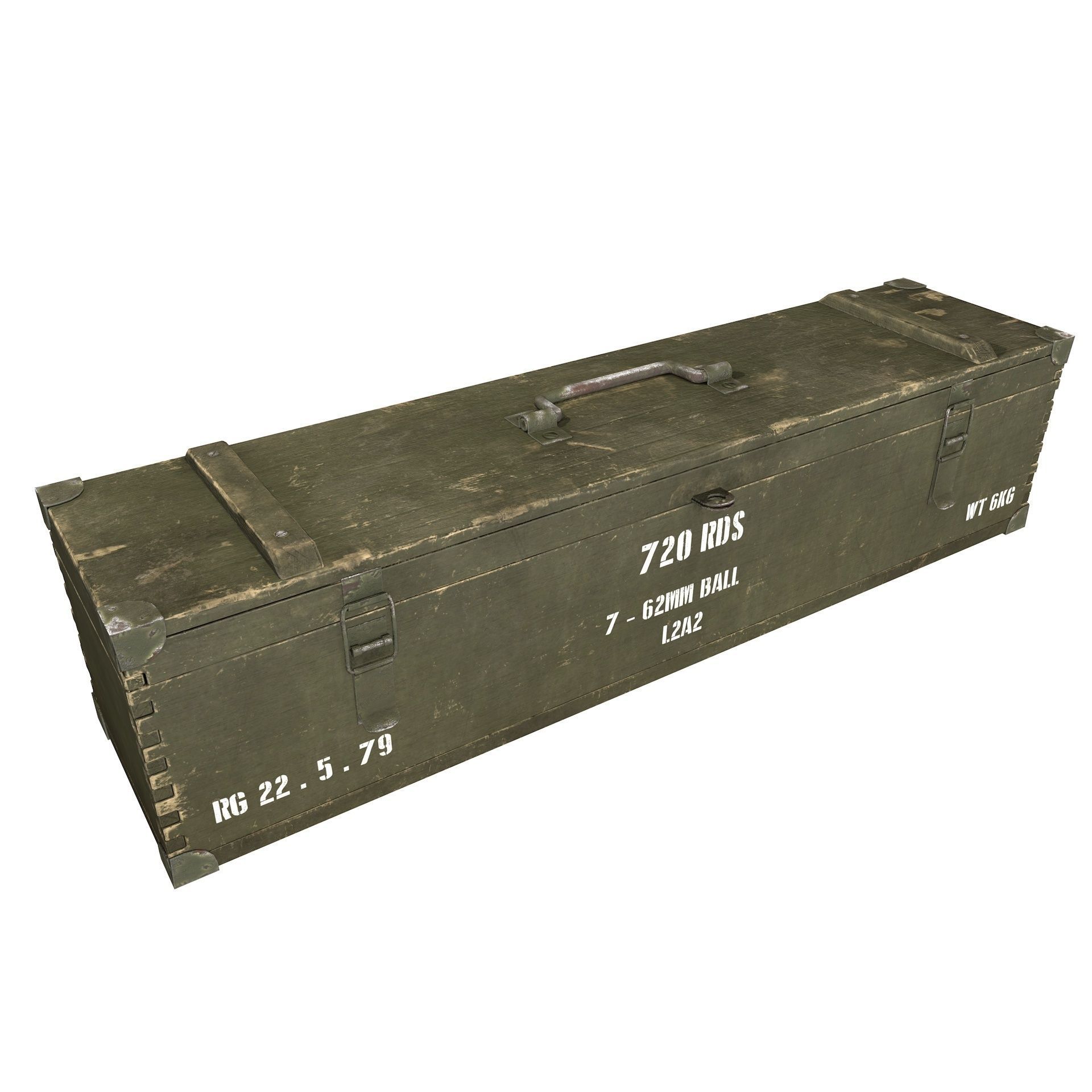 3D model Military Wooden Crate Army Low Poly VR / AR / low-poly | CGTrader