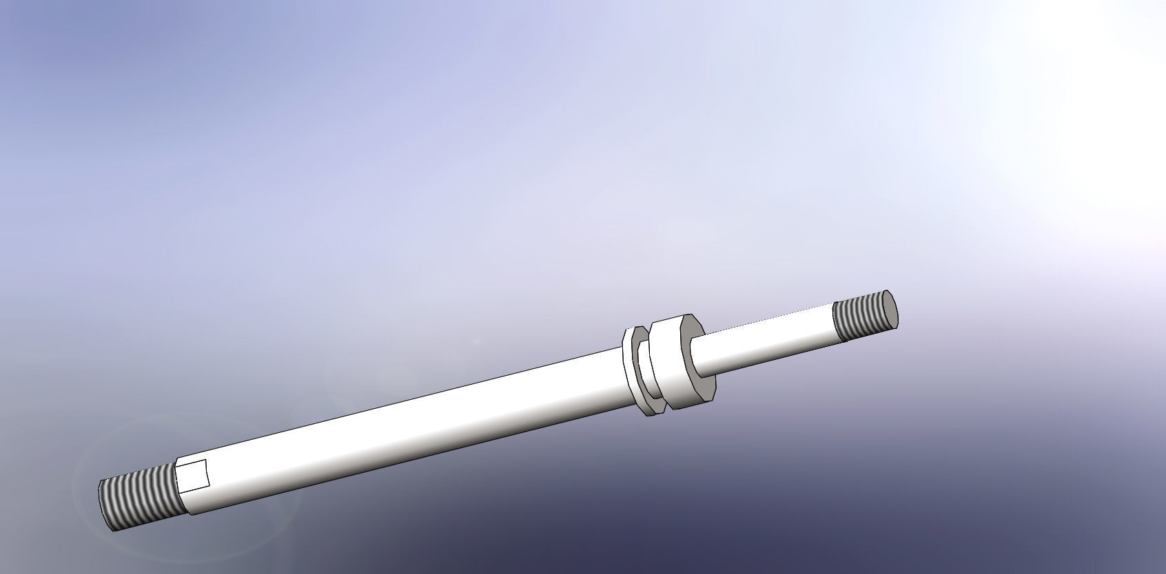 pneumatic cylinder 3D model 3D printable | CGTrader