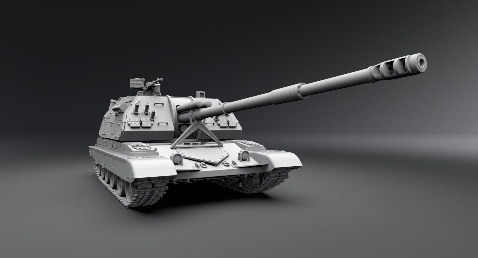 Msta S scale model 3D model 3D printable | CGTrader