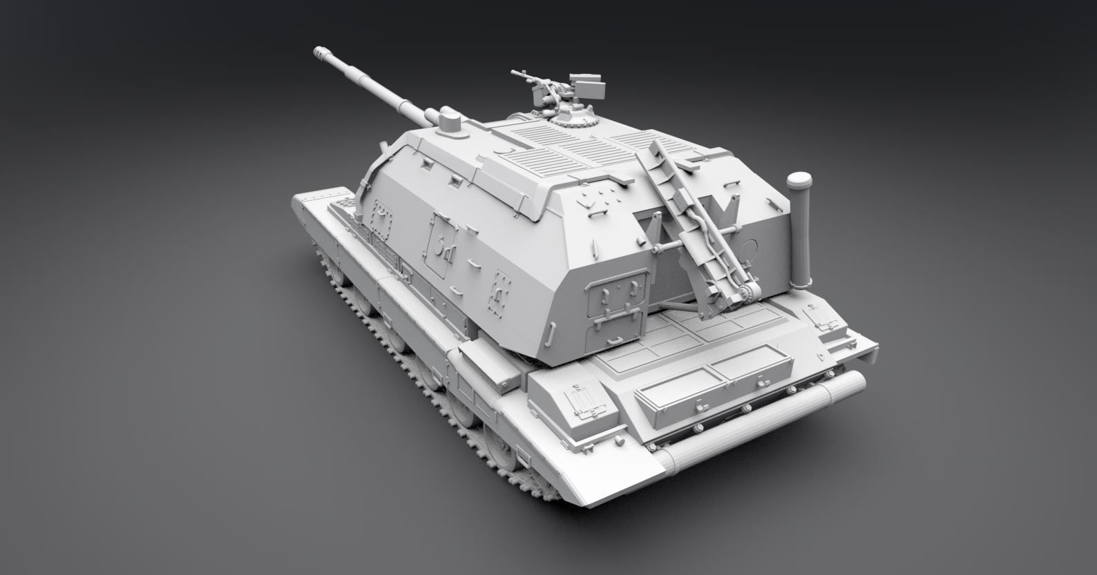 Msta S scale model 3D model 3D printable | CGTrader
