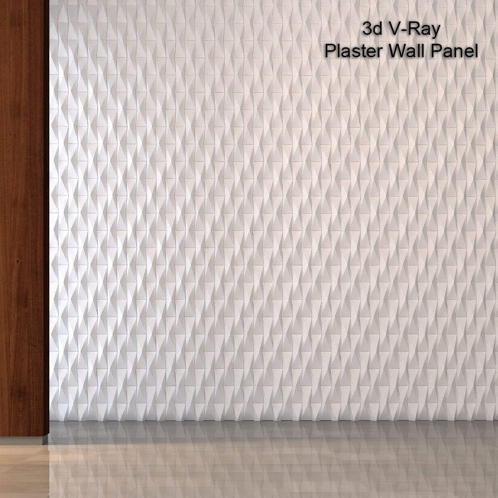 3D model 3d wall Plaster VR / AR / low-poly | CGTrader