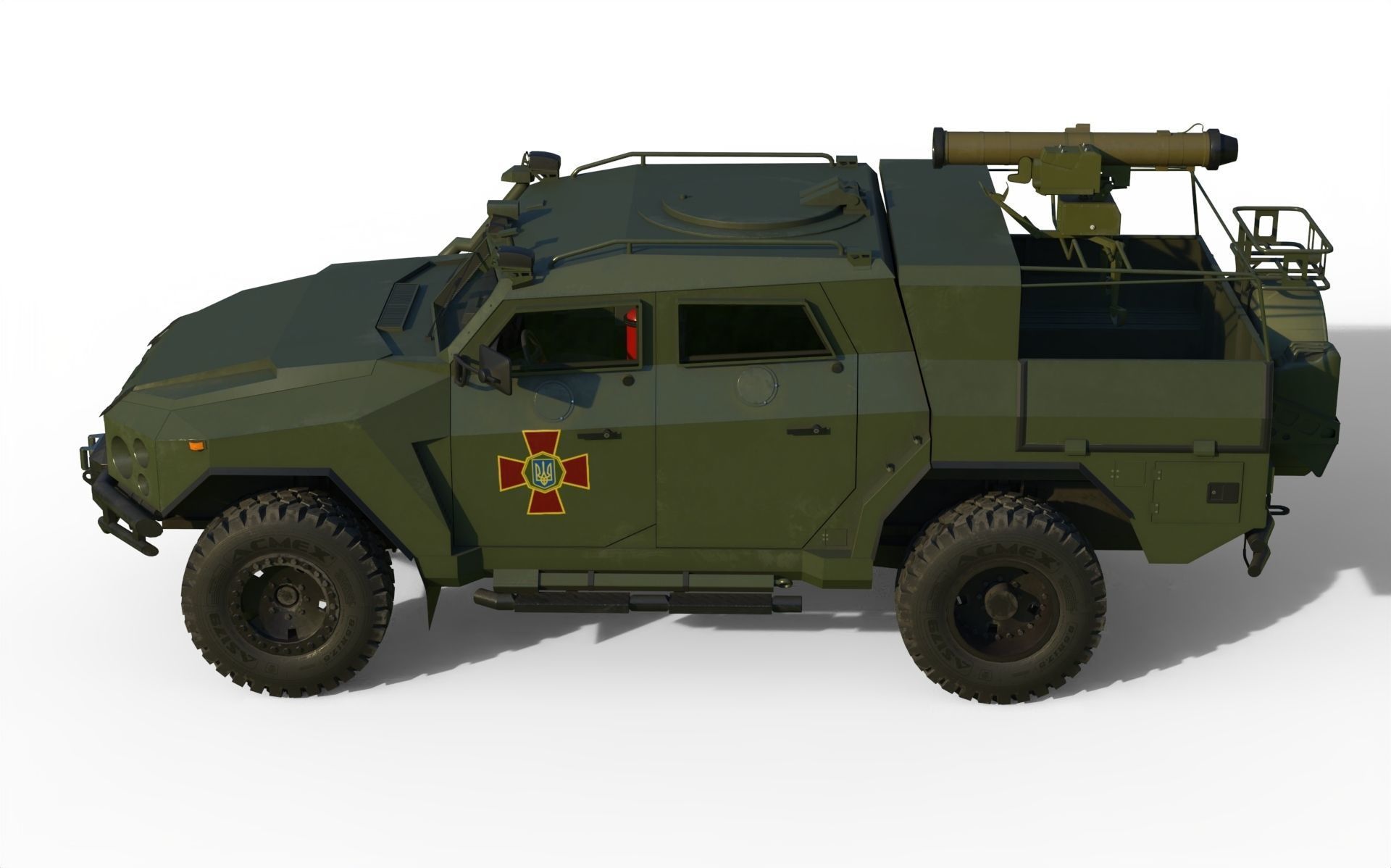 Novator light armored vehicle Stugna P 3D model | CGTrader