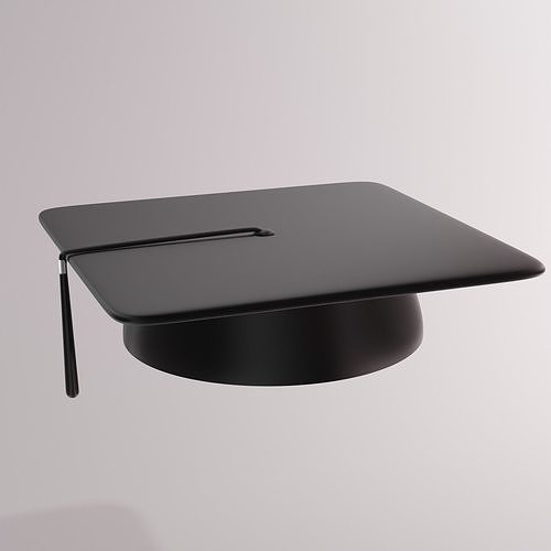 graduated hat 3D model | CGTrader