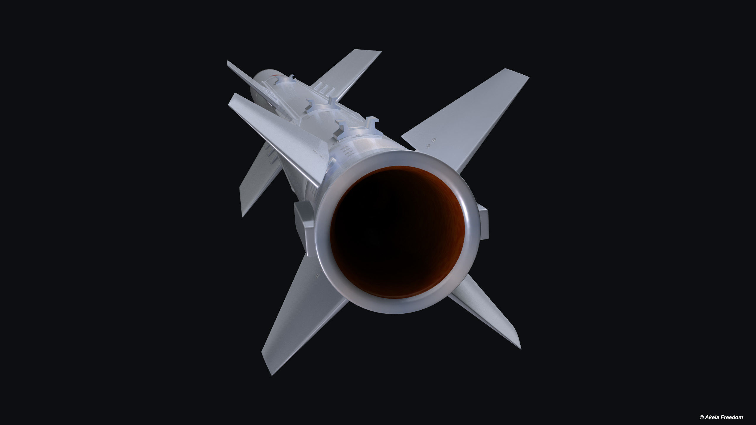 Astra Mk1 Missile 3D model animated | CGTrader