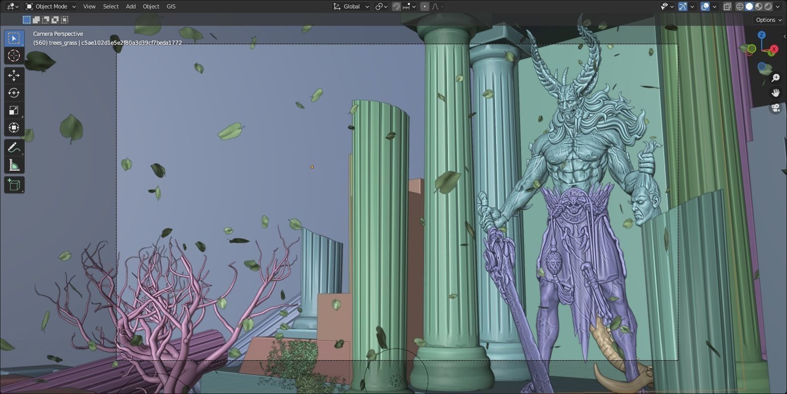 3D model The Awakening Concept Art By Blenderworks VR / AR / low-poly ...
