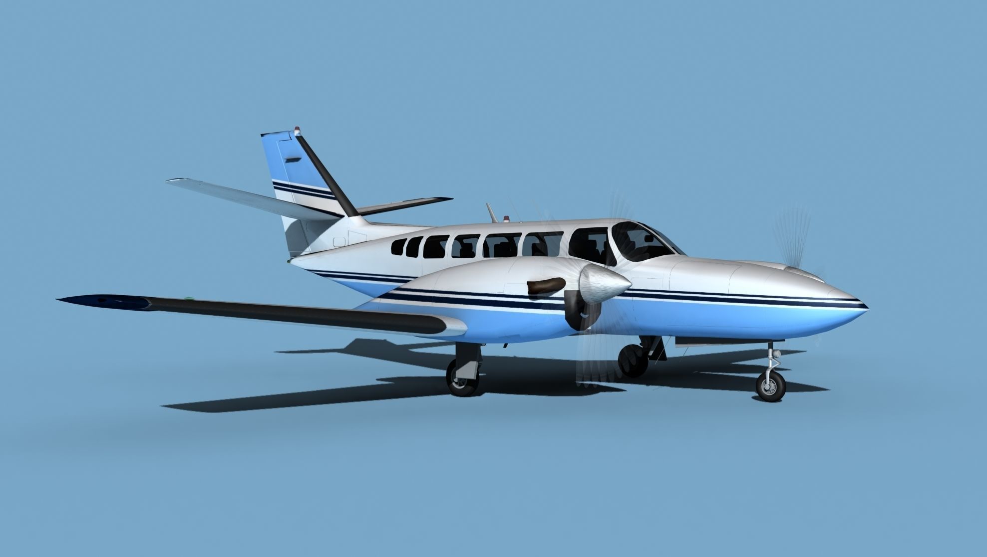 Cessna F406 Caravan II V12 3D model rigged | CGTrader