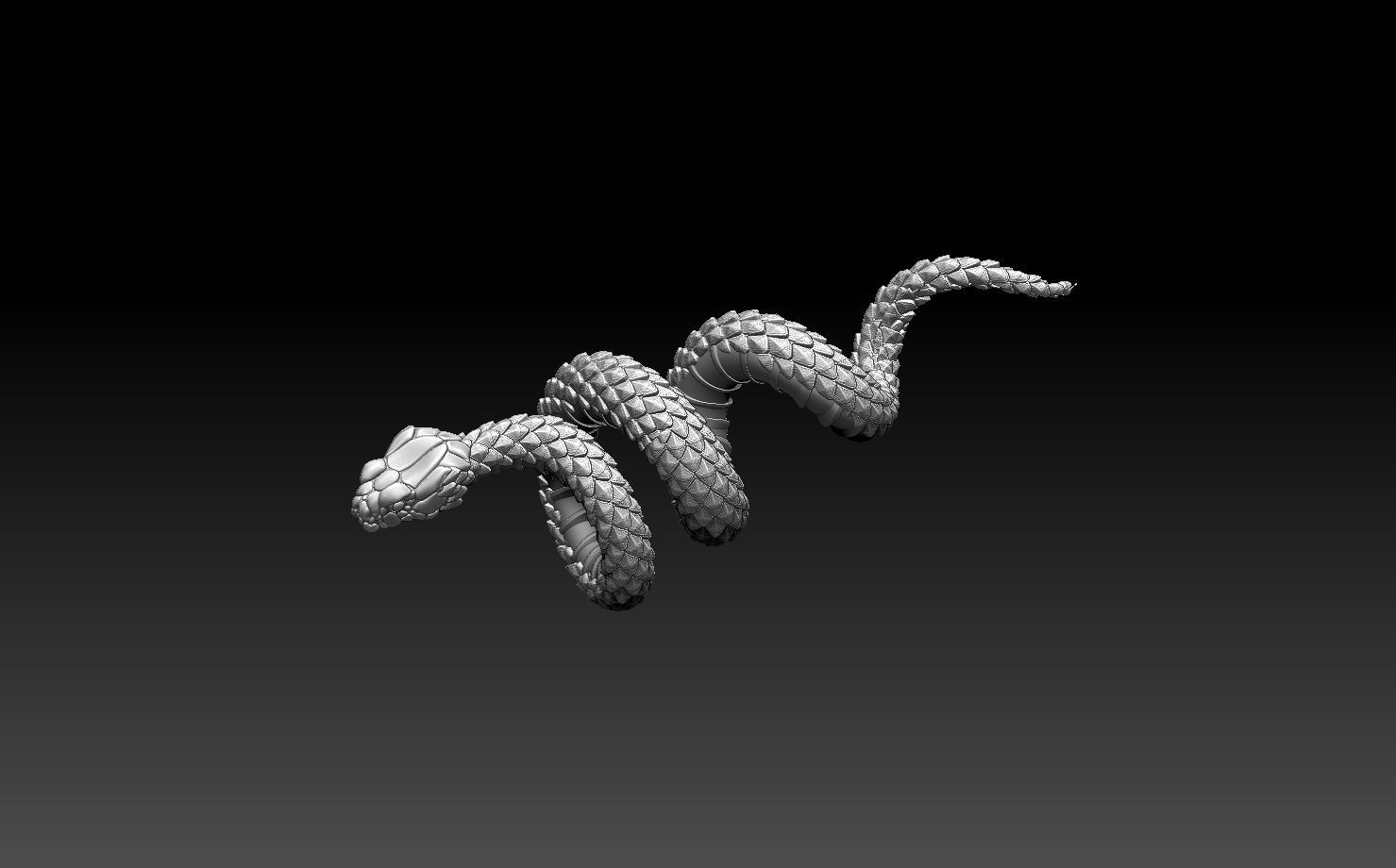 snake 3D model 3D printable | CGTrader