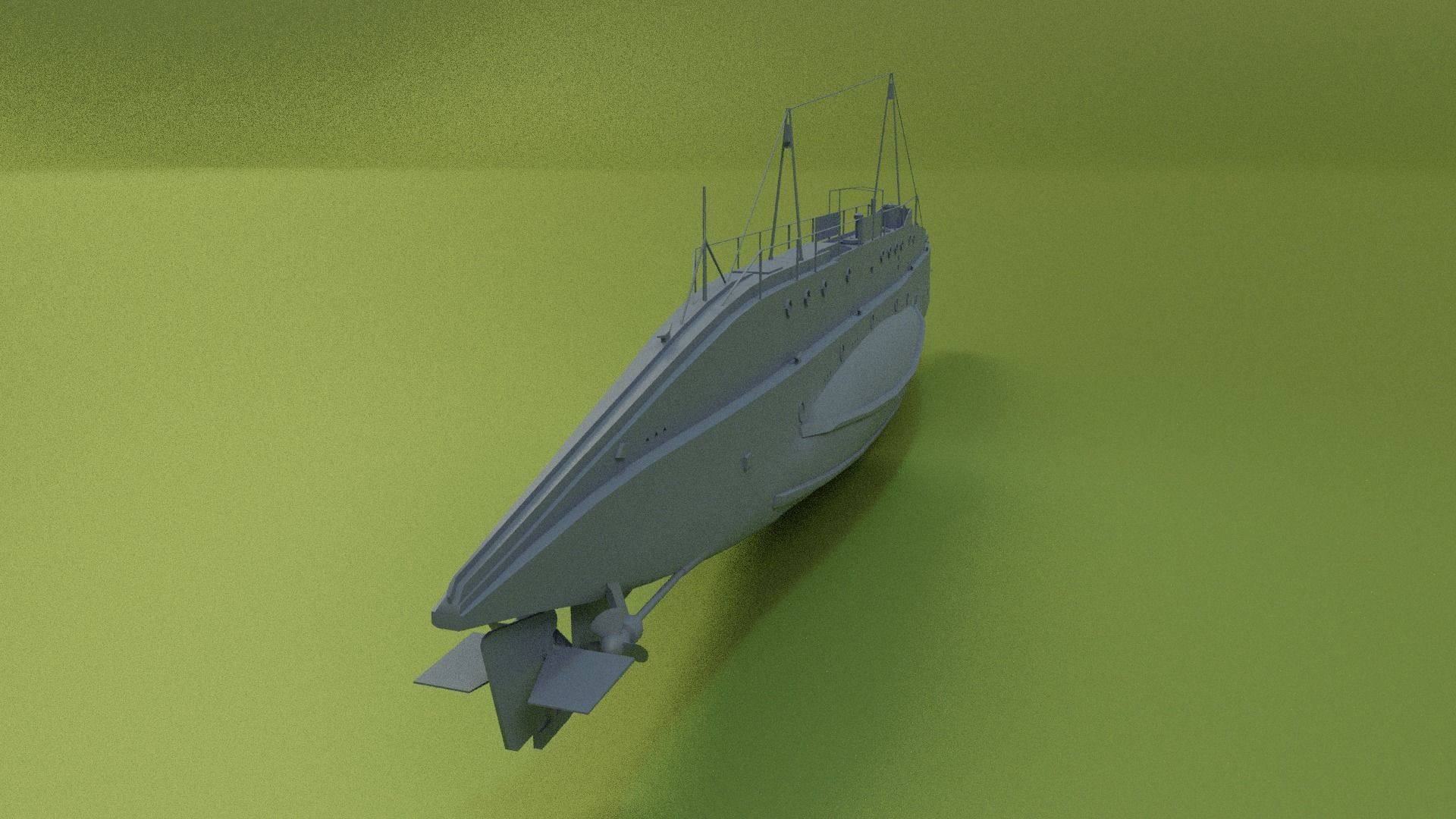 3D model USS O-12 Nautilus 1931 VR / AR / low-poly | CGTrader
