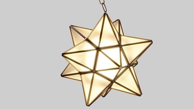 Star Shape Lamp 3D model | CGTrader