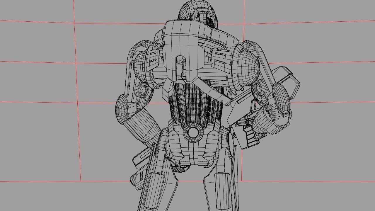 Android Soldier rigged character 3D model rigged | CGTrader
